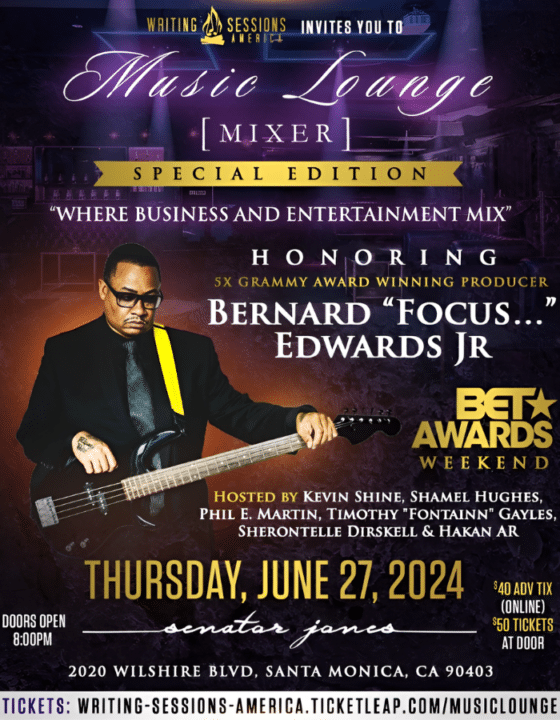 Celebrating Bernard "Focus…" Edwards Jr: Music Lounge Mixer
